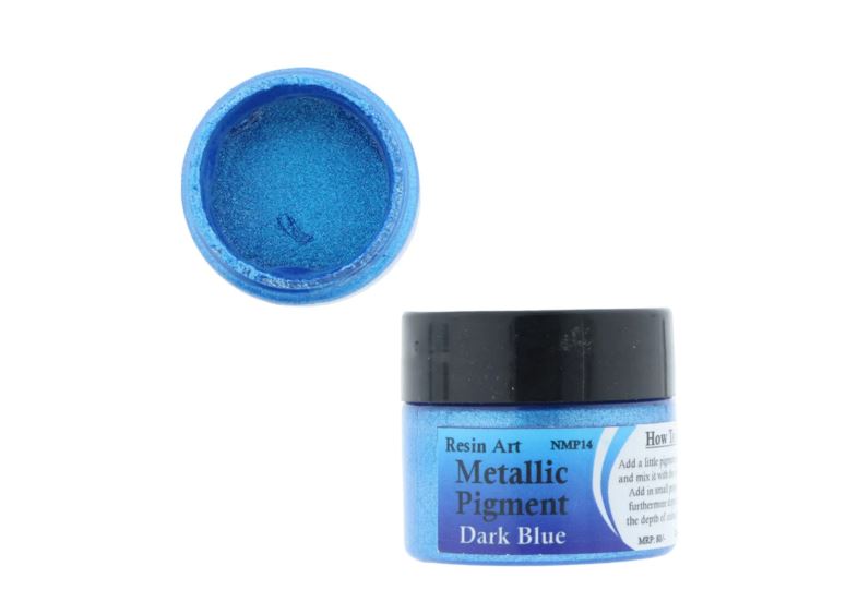 Dark Blue Metallic Pigment – Rainbow Art & Craft